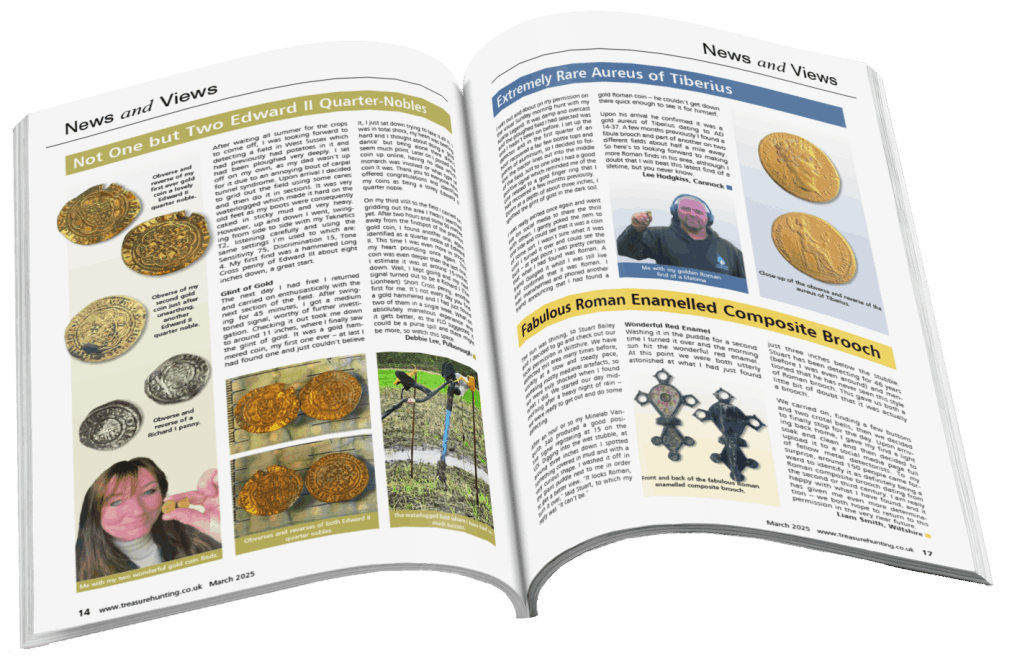 Britain's Best Selling Metal Detecting Magazine